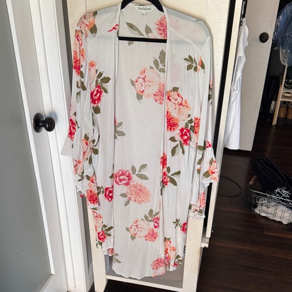 DAVI & DANI | Other | Davi Dani Floral Openfront Kimono | Poshmark